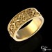 Mens Celtic Woven Ring, Gold or White Gold Celtic Wedding Ring, Mens Gold Wedding Band, Mens ...
