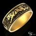 Mens Gold Tiger Ring, 10K Gold Tiger Wedding Band, 14K Mens Wedding ...