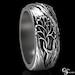 Sterling Matching Tree of Life Wedding Ring Set, Couples Nature ...