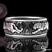 Mens Gold Tiger Ring, 10K Gold Tiger Wedding Band, 14K Mens Wedding ...