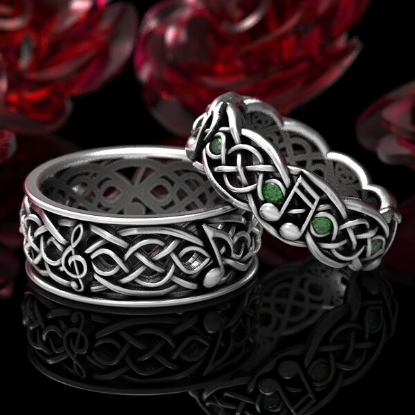 Music Note Ring - Etsy