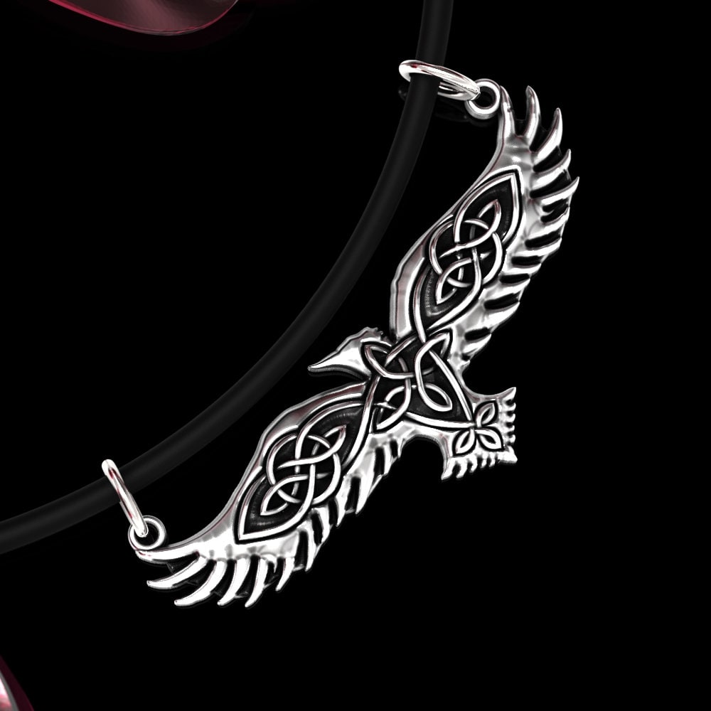 Viking Knotwork Raven