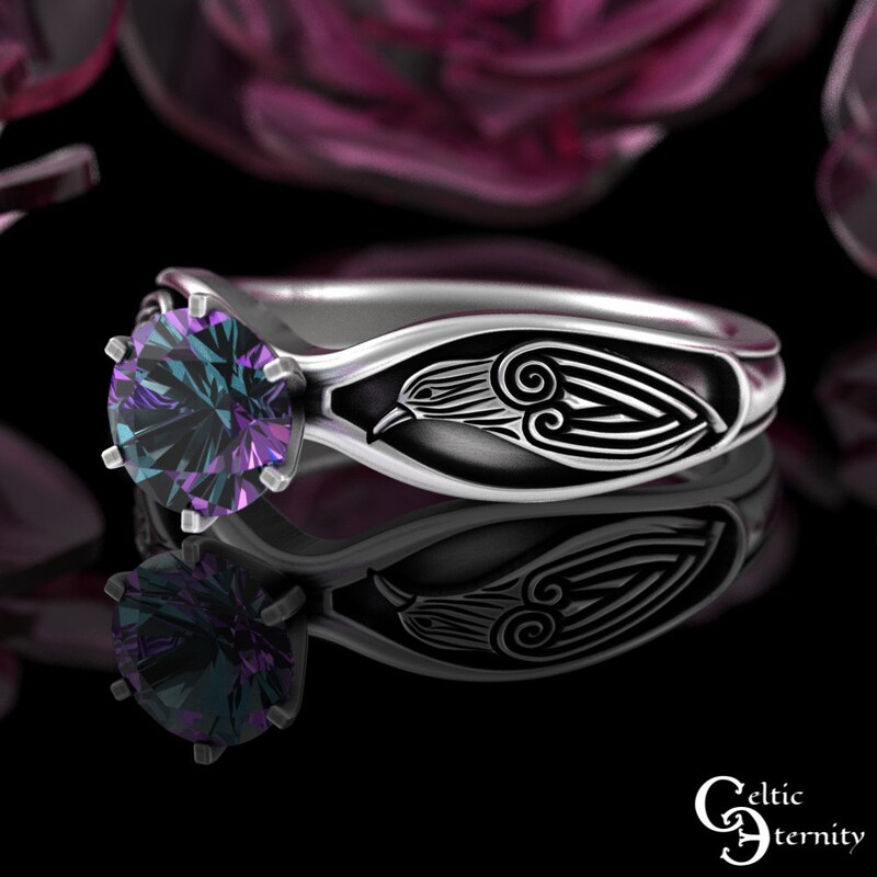 Bird Engagement Ring - Etsy