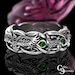 Matching Emerald Raven Wolf Ring Set His Hers Sterling Celtic - Etsy