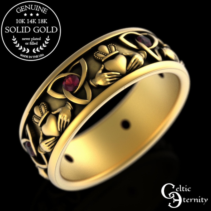 Custom Claddagh Ring - Etsy