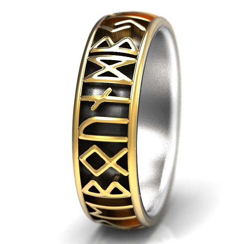 RESERVED FOR Kasey 2nd Payment for 10K Gold & Sterling Silver Nordic ...