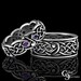 Music Notes Ring Amethyst Celtic Wedding Ring Sterling - Etsy
