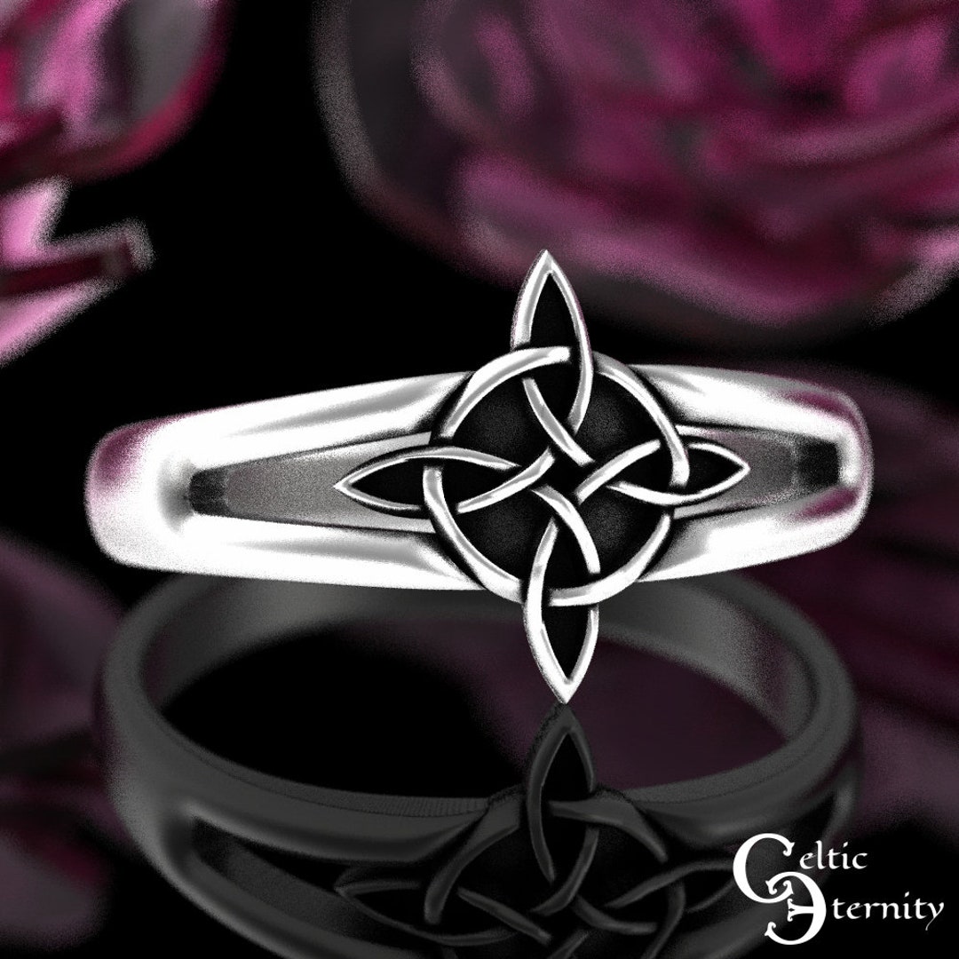 Witch Knot Ring, Sterling Celtic Goddess Ring, Celtic Ring, Silver ...