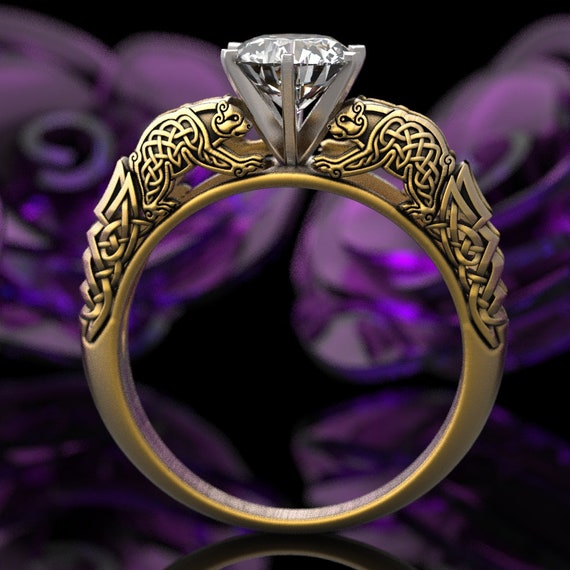 Animal Engagement Rings - CelticEternity