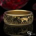 Gold Celtic Cat Ring 10K Cat Wedding Band Gold Irish Cat - Etsy