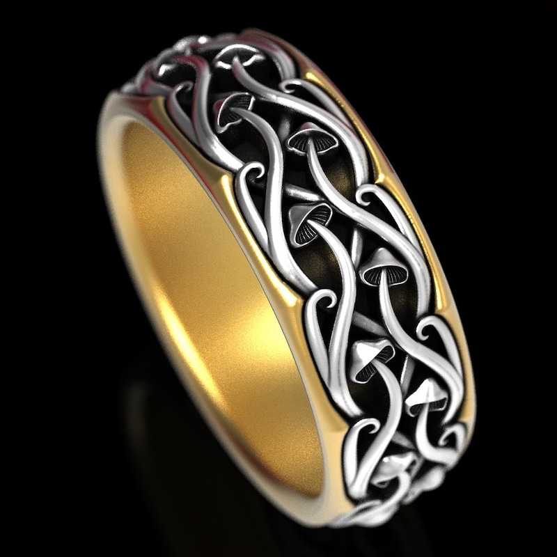 Mushroom Ring - Etsy
