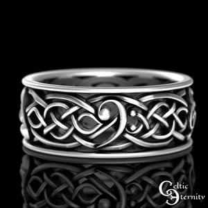 Musical Wedding Ring, Infinity Symbol Ring, Sterling Silver Music Ring ...