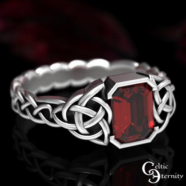 Ruby Wedding Ring - Etsy