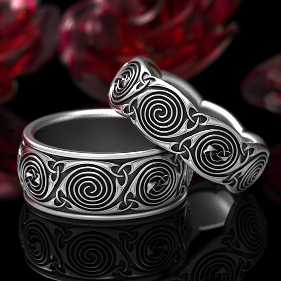 Celtic spiral ring store