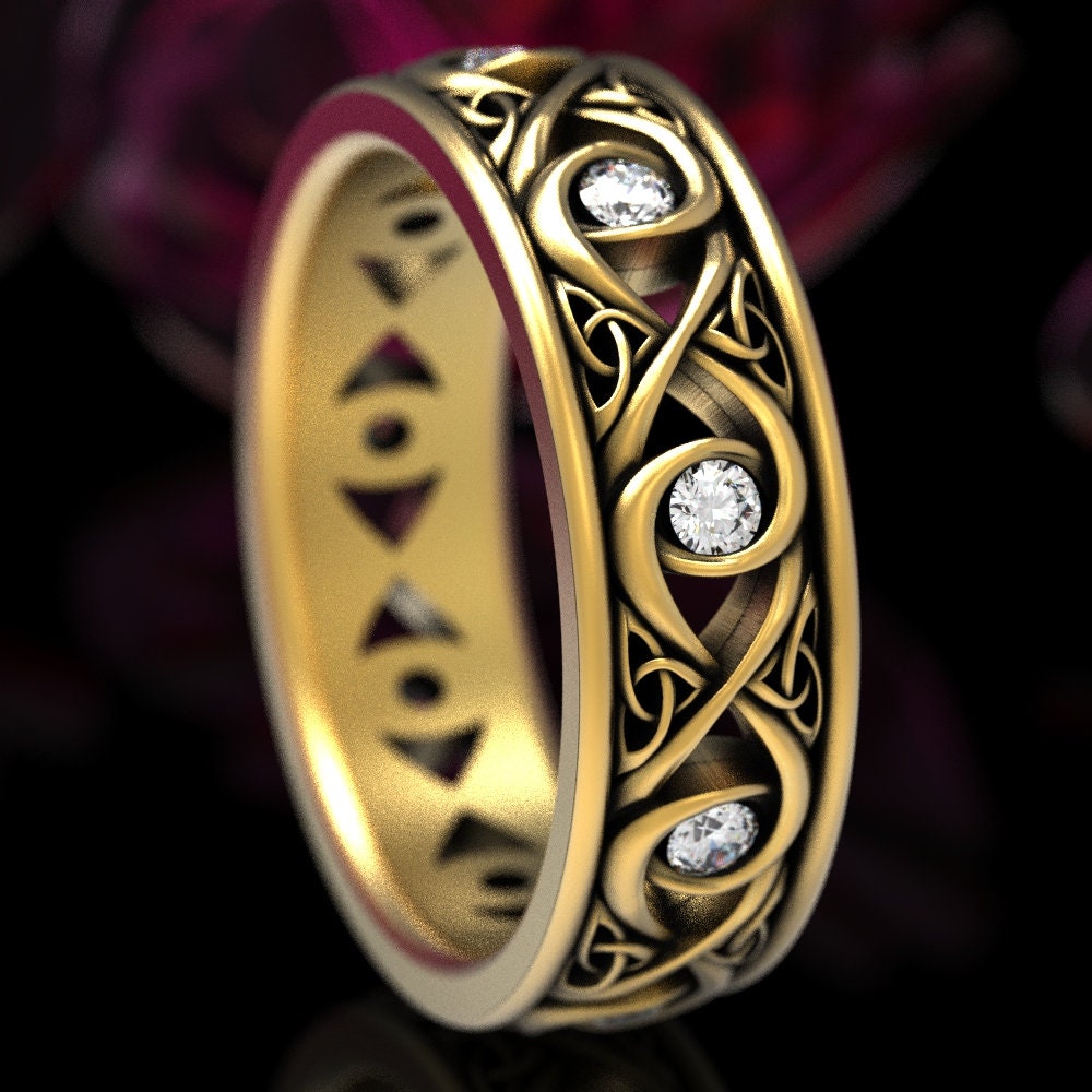 Celtic eternity knot ring store