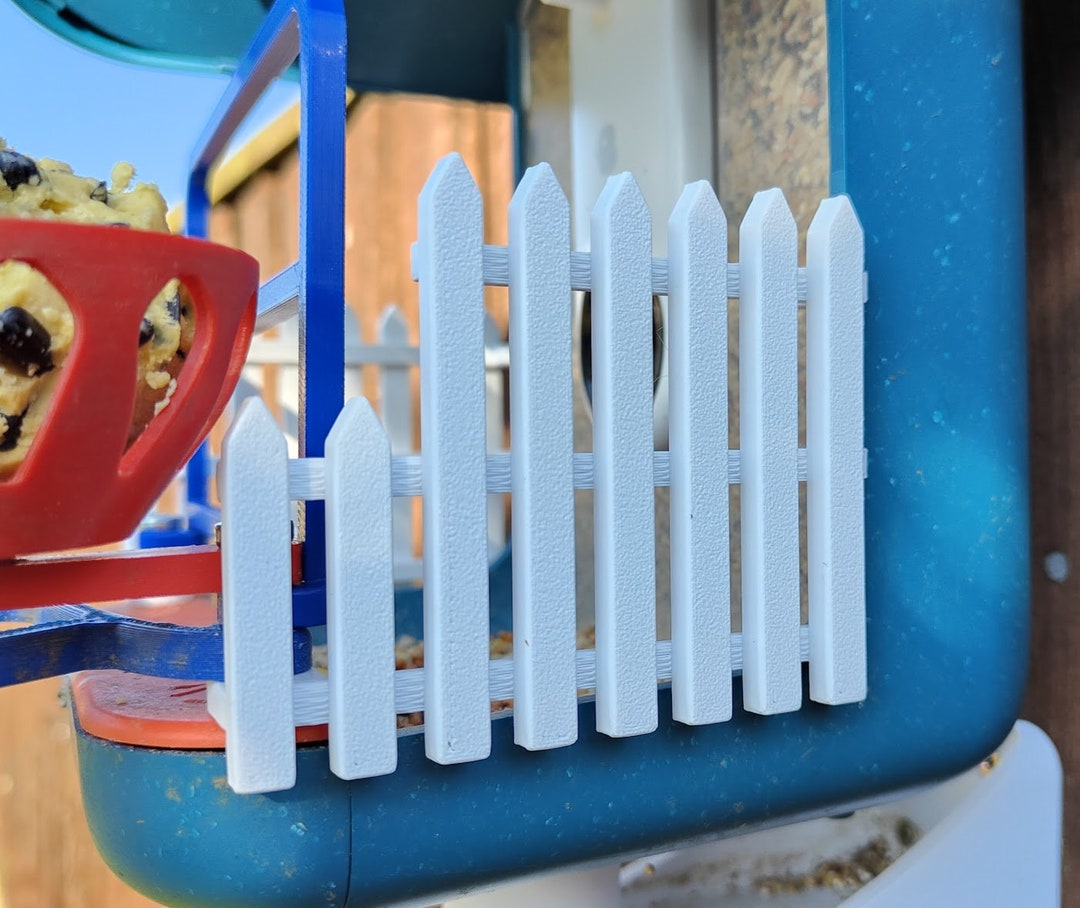 Bird Buddy Feeder Tall Picket Fence 3D Printed in UK Multiple Colours ...