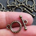Mini Toggle Clasps, T Bar Clasps, Tiny Twisted Toggle Clasps, T Clasps ...