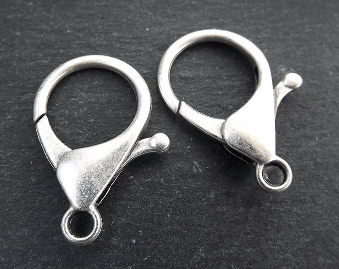 Extra Large Silver Lobster Clasp, Gold Claw Clasps, Parrot Clasps ...