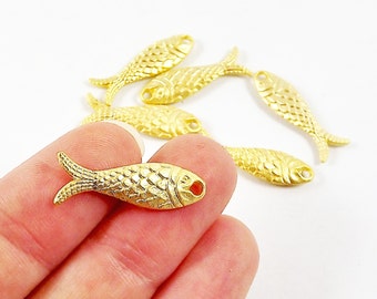 5 Tulip Connectors 22k matte Gold Plated GCM114 | Etsy