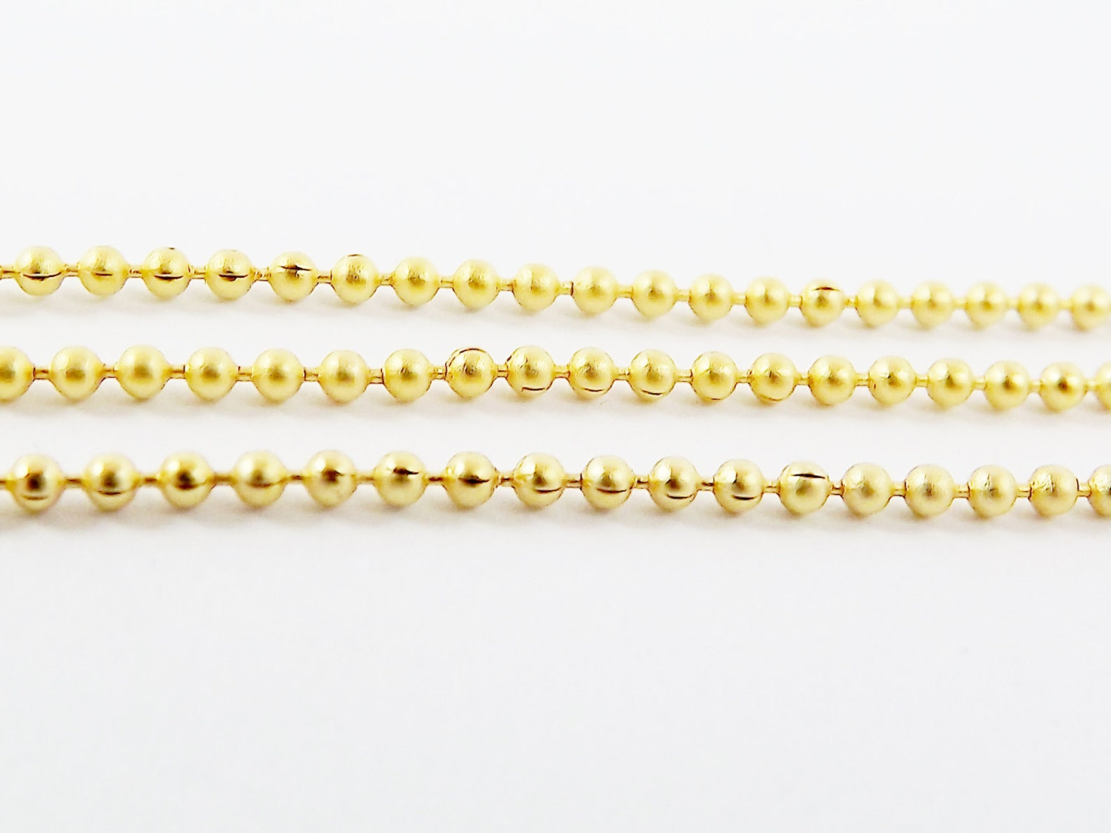 1.5mm Ball Chain Gold Ball Chain Thin Ball Chain Ball - Etsy