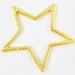 Gold Star Pendant Non Tarnish 22k Matte Gold Plated Turkish Jewelry ...