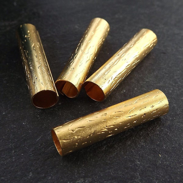 Brushed Gold Copper Wavy Disc, All Sizes 8 Inch Strand - Etsy