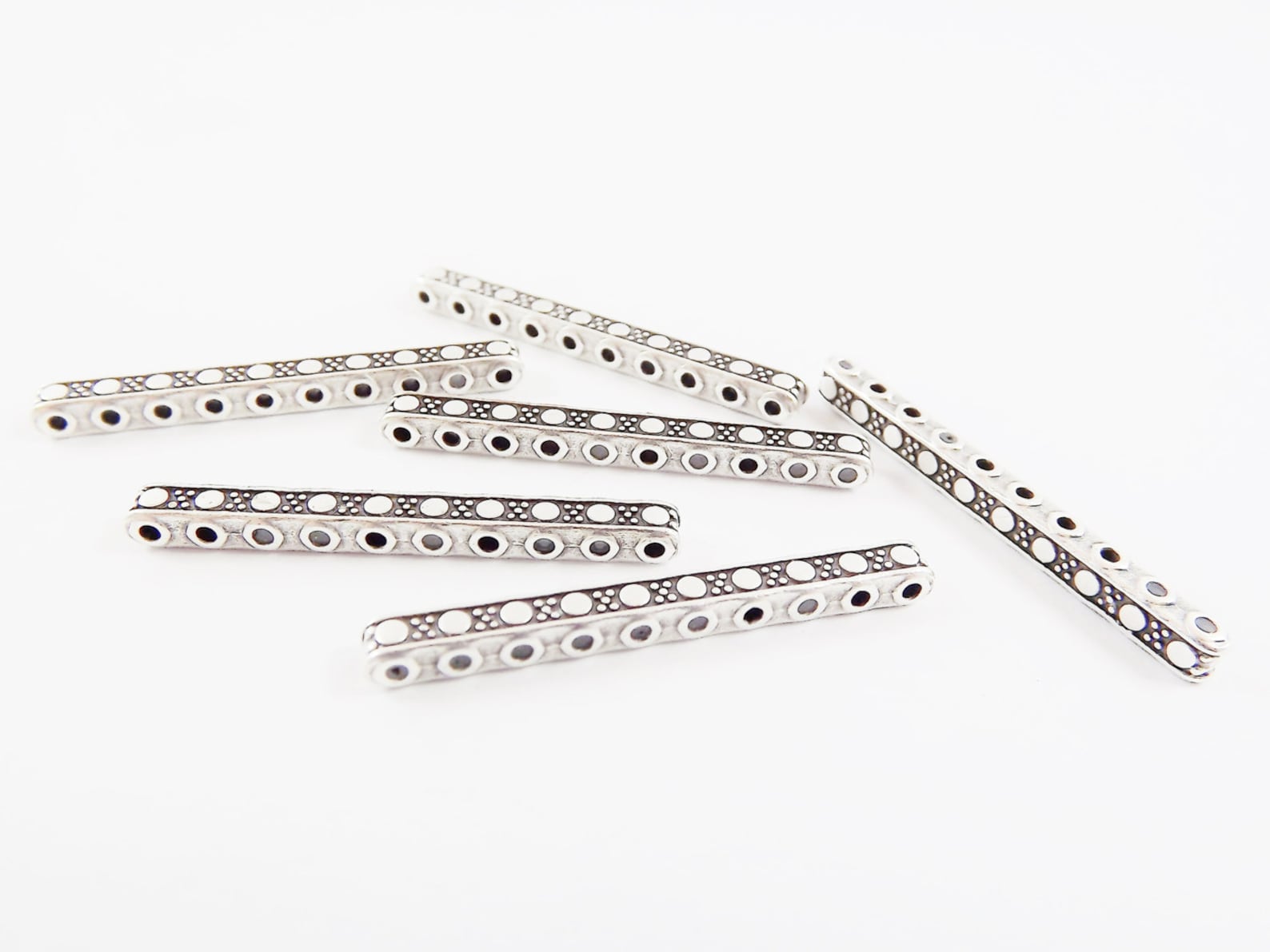 Ten Hole Dotted Strand Separator Spacer Bar Connector 10 - Etsy