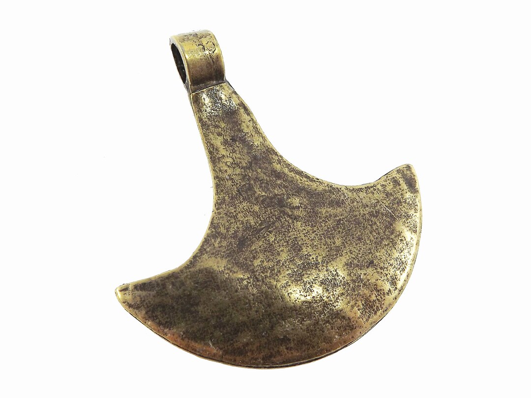 Buy Tribal Ethnic Scoop Blade Shape Pendant Antique Bronze Plated 1PC ...