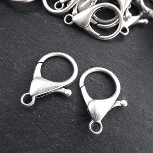 Extra Large Silver Lobster Clasp, Gold Claw Clasps, Parrot Clasps ...