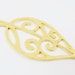 Large Fretwork Leaf Pendant Charm 22k Matte Gold Plated 1PC - Etsy