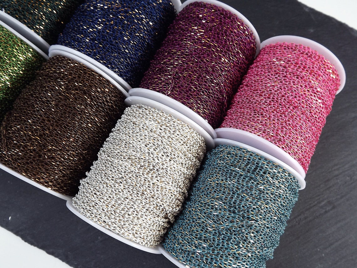 3 X 2mm White Gold Diamond Cut Cable Chain Delicate Oval Link - Etsy