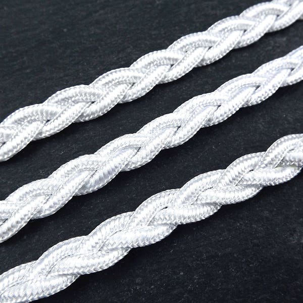White Satin Cord Or - Etsy