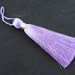 Extra Large Lilac Purple Thread Tassels Earring Bracelet Necklace ...