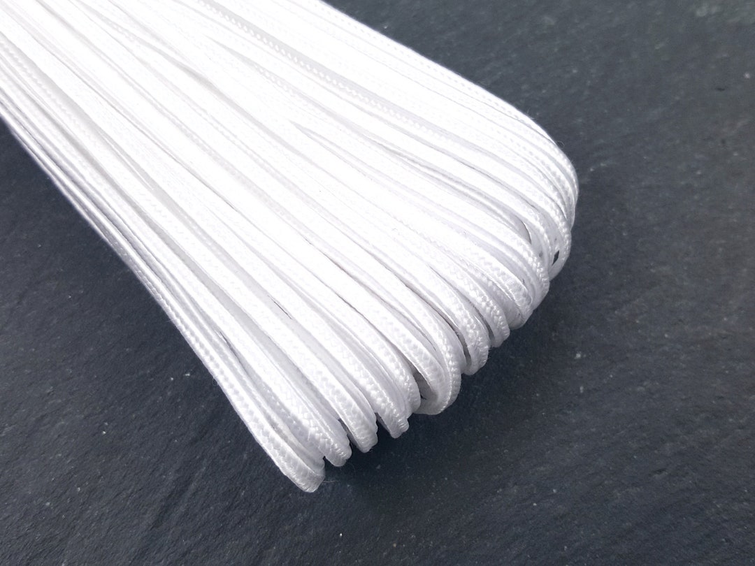 White Soutache Cord Twisted Trim Braid Gimp Jewelry Making Supplies ...