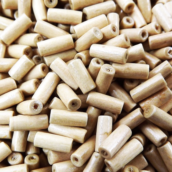 Wood Tube Beads - Etsy