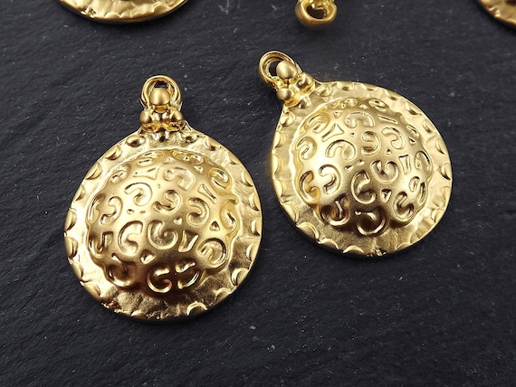 Dome Pendant Unusual Pendant Artisan Pendant Tribal | Etsy