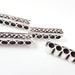 5 Strand Rectangle Bead Divider Spacer - Matte Silver Plated - 4pc - Etsy