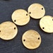 5 Plain Round Rustic Disc Connectors Jewelry Making Supplies Findings ...