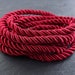 5mm Burgundy Rope, Garnet Red, Cord, Twisted Cord, Rayon, Satin, Rope ...