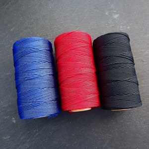 100m Royal Blue Knotting Cord, Macrame Parachute Cord, Nylon Beading ...