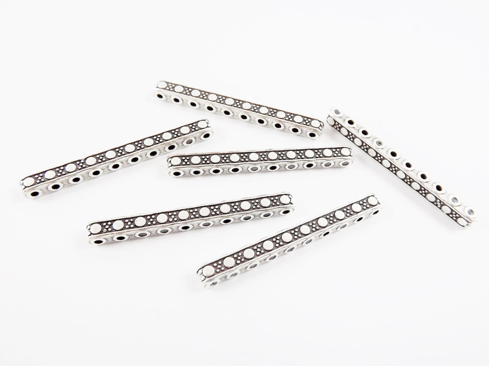 Ten Hole Dotted Strand Separator Spacer Bar Connector 10 - Etsy