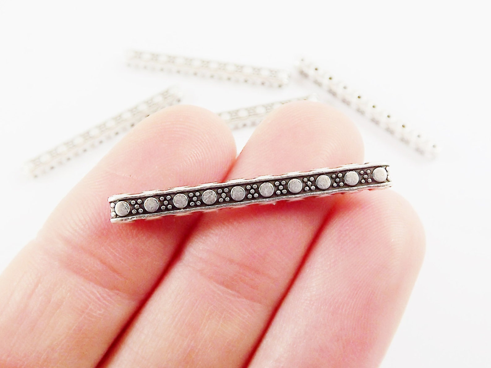 Ten Hole Dotted Strand Separator Spacer Bar Connector 10 - Etsy