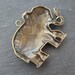 Exotic Elephant Necklace Pendant Vine Leaf Detail Antique Bronze Plated ...