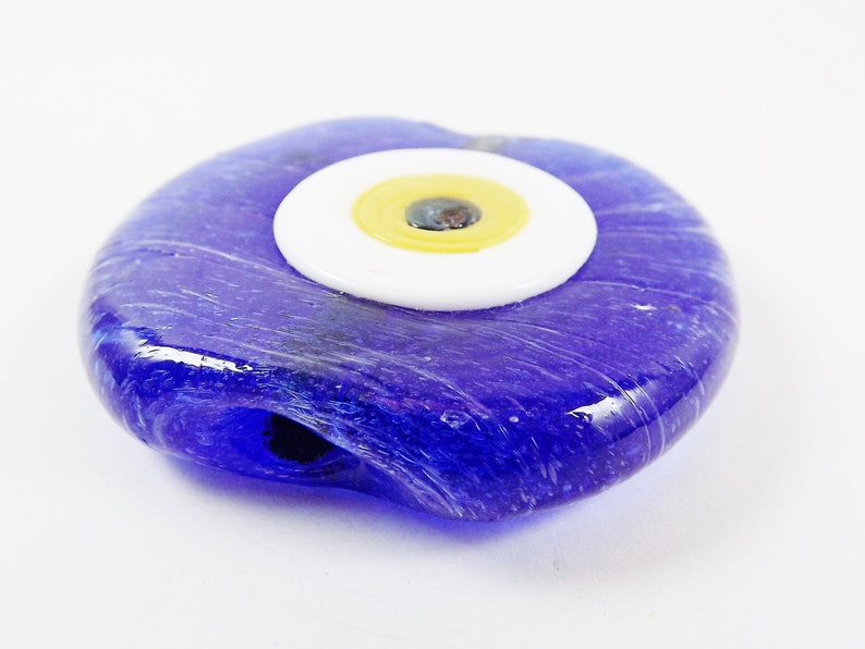 Large Navy Blue Evil Eye Nazar Glass Bead Traditional | Etsy
