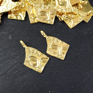 Female Face Pendant, Greek Goddess Pendant, Abstract Face Pendant, Face ...