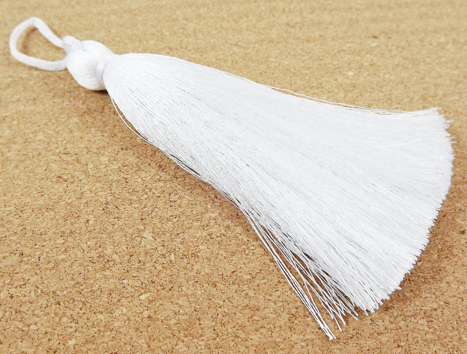 Extra Large Thick White Thread Tassels - 4.4 Inches - 113mm - 1 Pc - Etsy