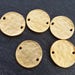5 Plain Round Rustic Disc Connectors Jewelry Making Supplies Findings ...