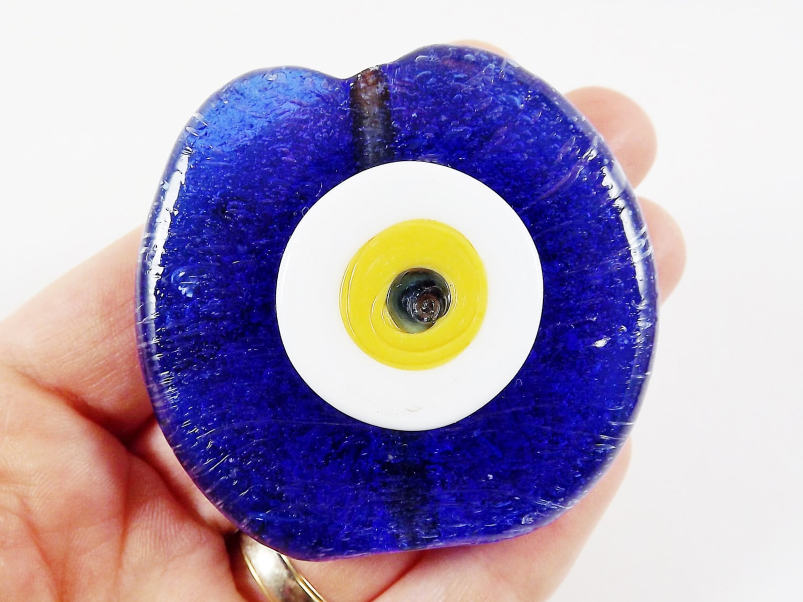 Large Navy Blue Evil Eye Nazar Glass Bead Traditional - Etsy