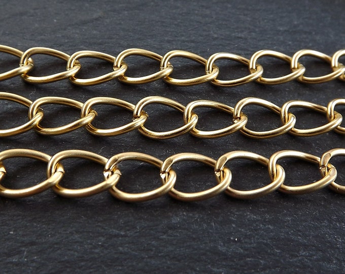 Gold Twisted Link Chain, Gold Twisted Chain, Gold Chain, Twisted Cable ...