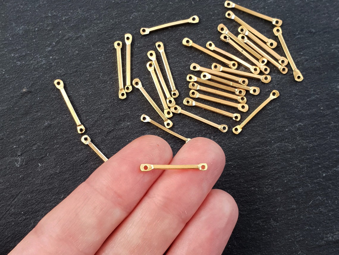 Gold Bar Connector, Thin Bar Connectors, Gold Connectors, Stick Link ...